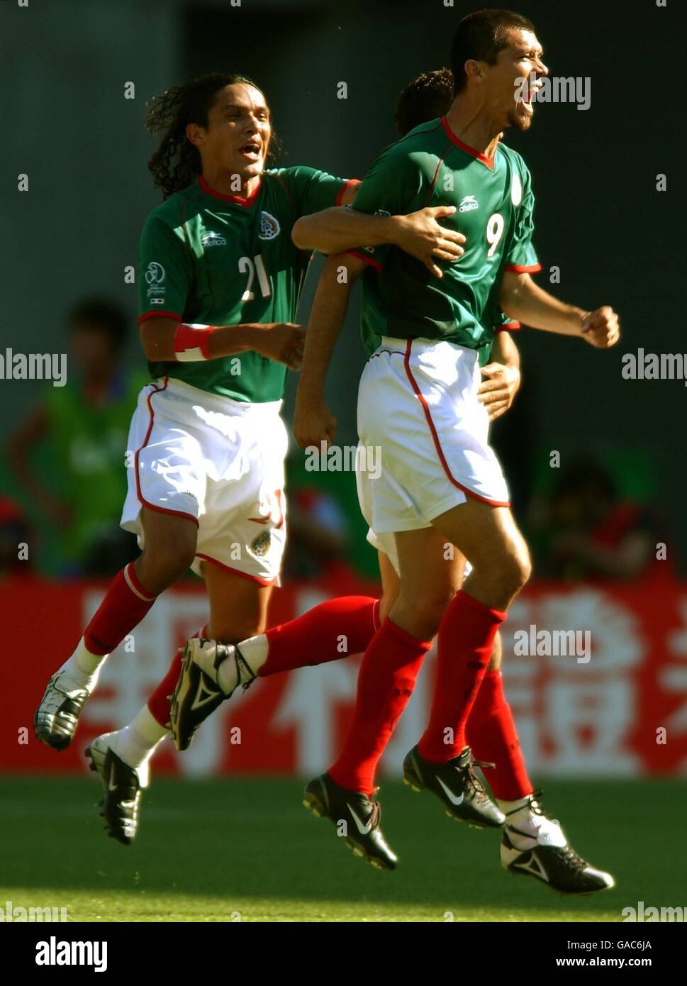 Soccer Fifa World Cup 2002 Group G Mexico V Ecuador Hi Res Stock
