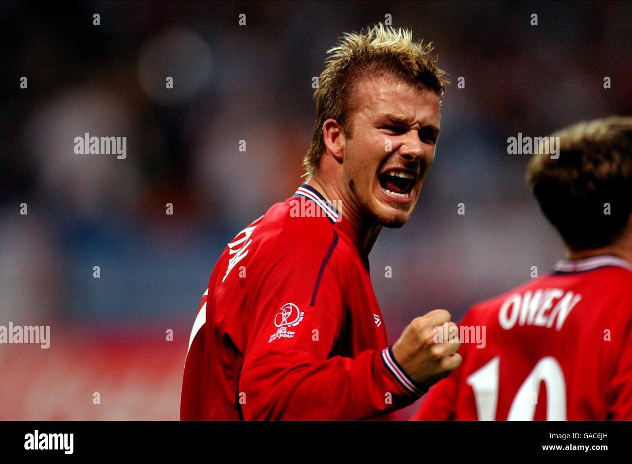 Soccer - FIFA World Cup 2002 -Argentina v England. England captain ...
