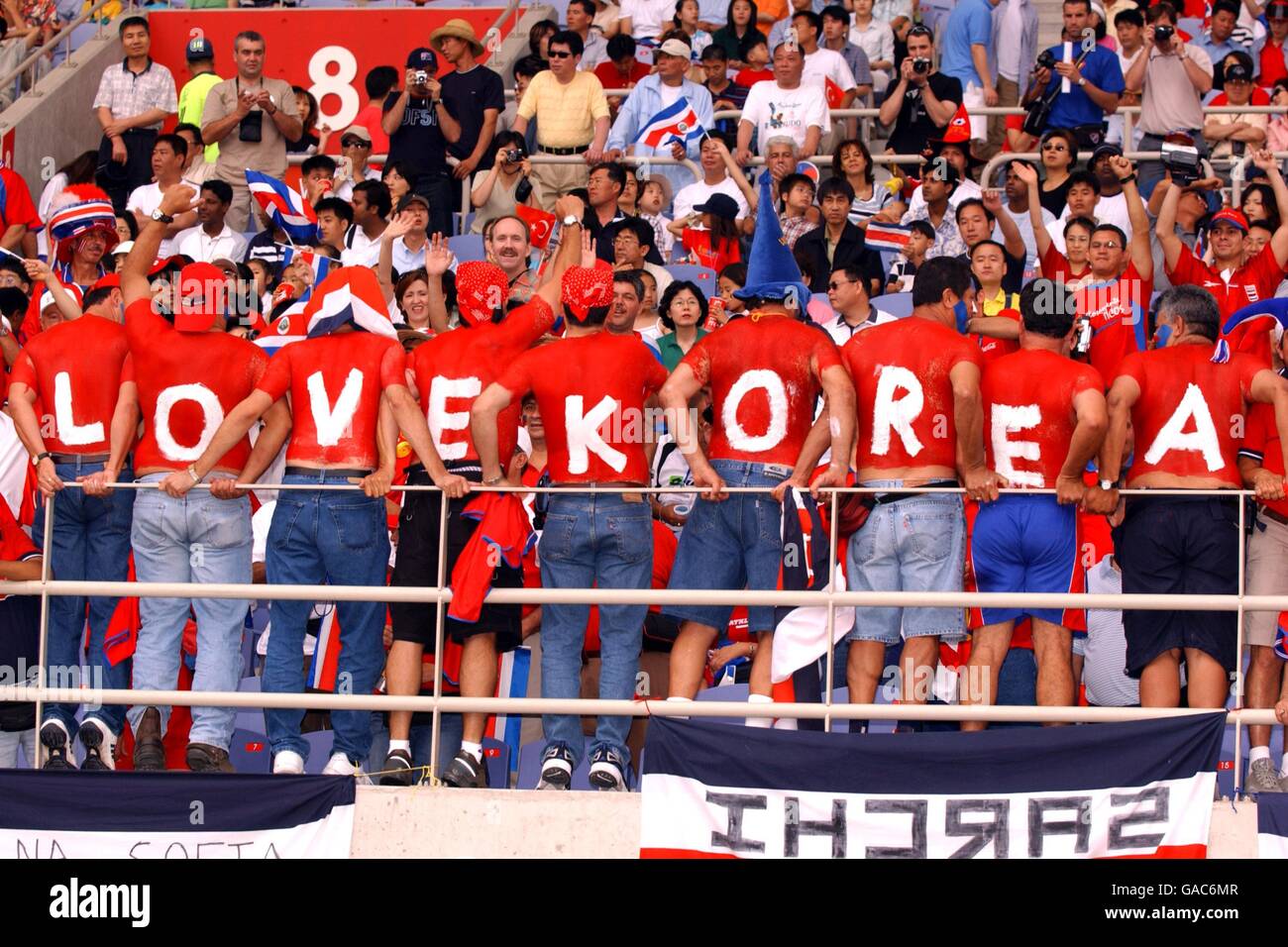 Soccer fifa world cup 2002 group costa rica turkey hi-res stock ...