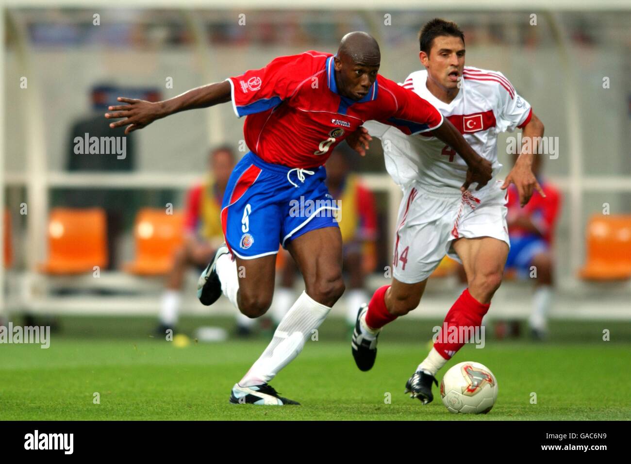 Soccer - FIFA World Cup 2002 - Group C - Costa Rica v Turkey Stock ...