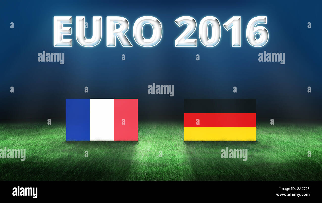 France vs germany flags hi-res stock photography and images - Alamy