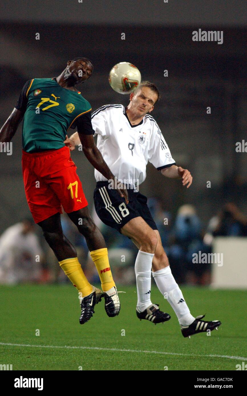 Soccer - FIFA World Cup 2002 - Group E - Cameroon v Germany Stock Photo ...