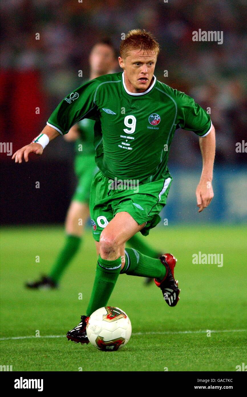 Soccer fifa world cup 2002 saudi arabia ireland group hi-res stock ...