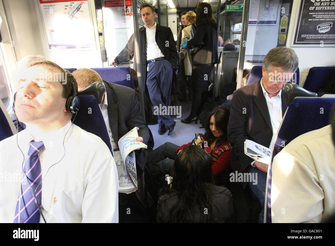 Passengers on the 07.58am First Capital Connect train, from Royston to ...