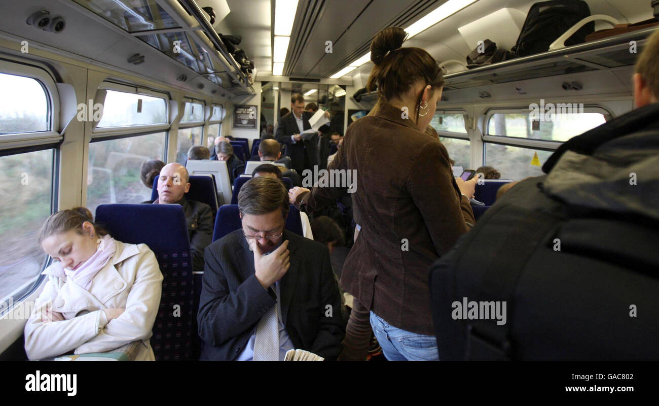 Passengers on the 07.58am First Capital Connect train, from Royston to ...