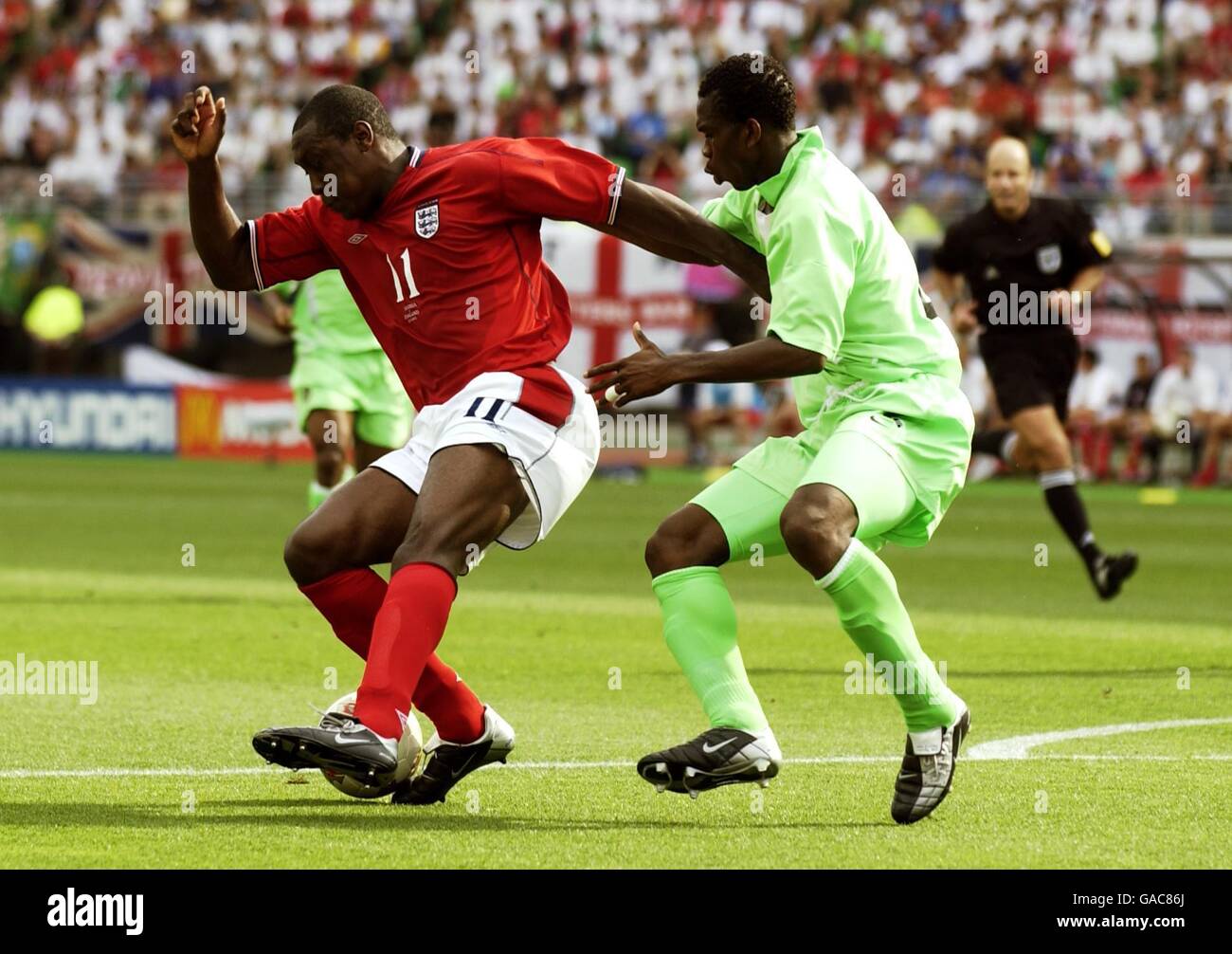 Soccer - FIFA World Cup 2002 - Nigeria v England - Group F. England's ...