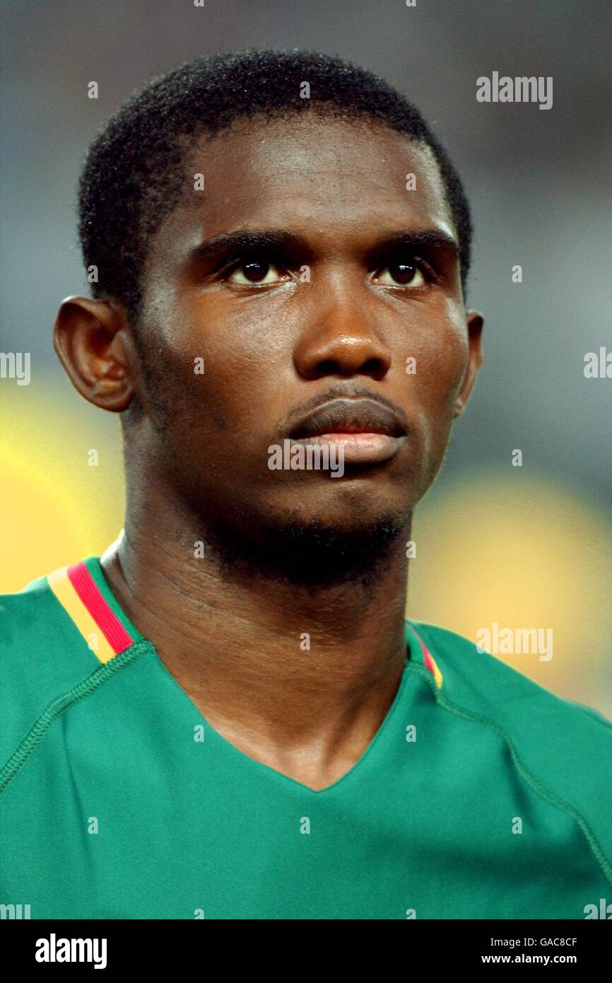 Soccer - FIFA World Cup 2002 - Group E - Cameroon v Germany Stock Photo ...