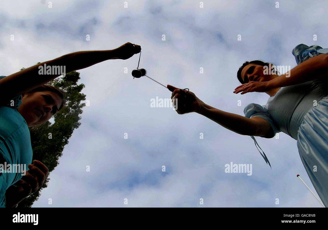 The world conker championships held in ashton hi-res stock photography ...