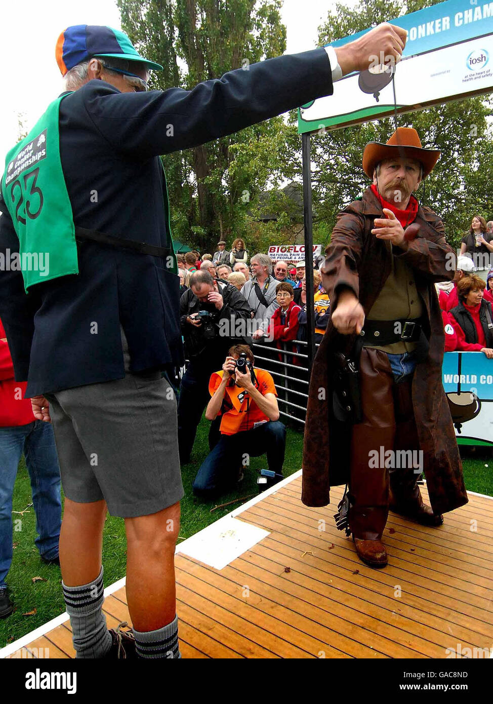 The world conker championships held in ashton hi-res stock photography ...