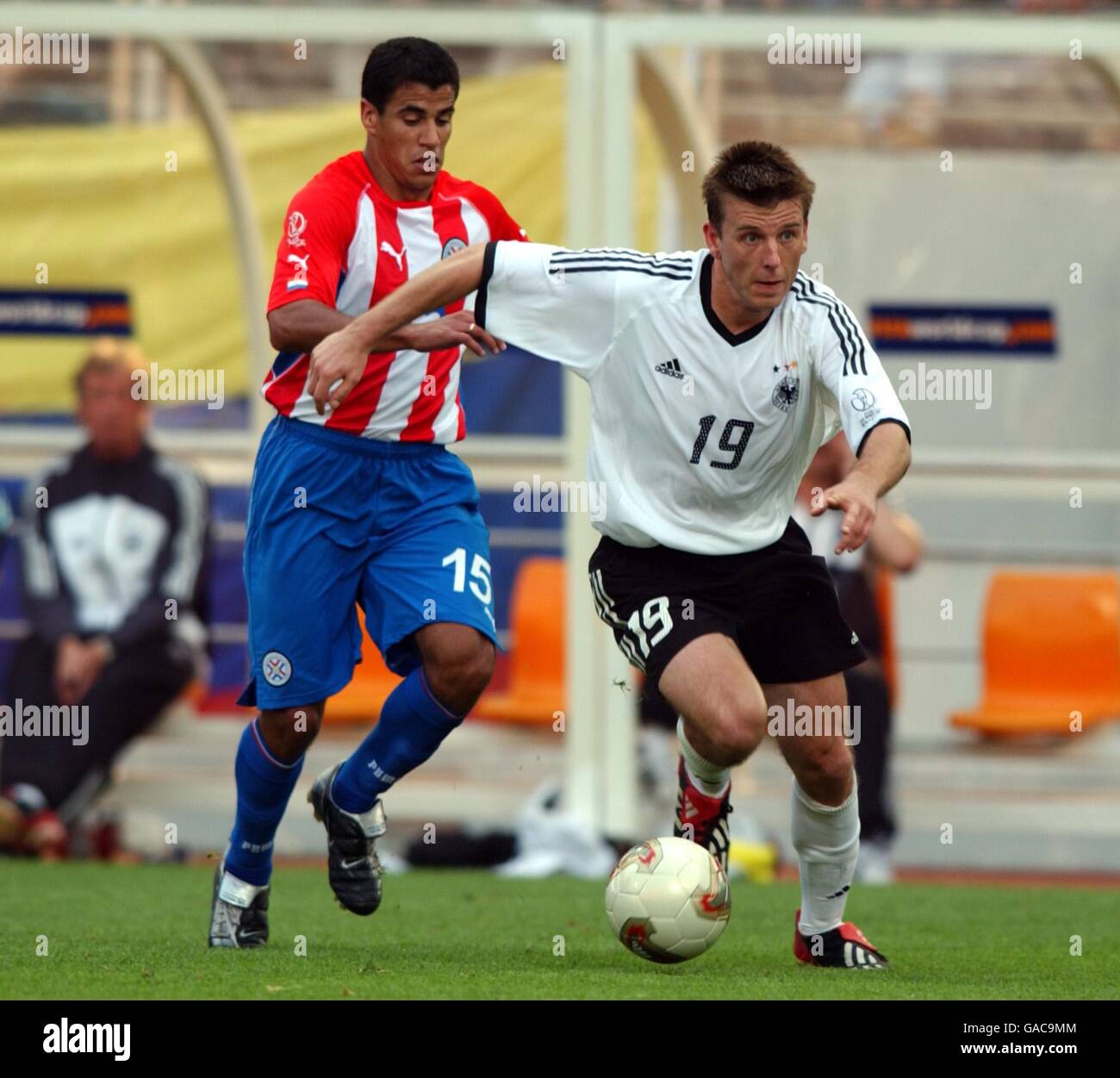 Soccer - FIFA World Cup 2002 - Second Round - Gernany v Paraguay Stock ...