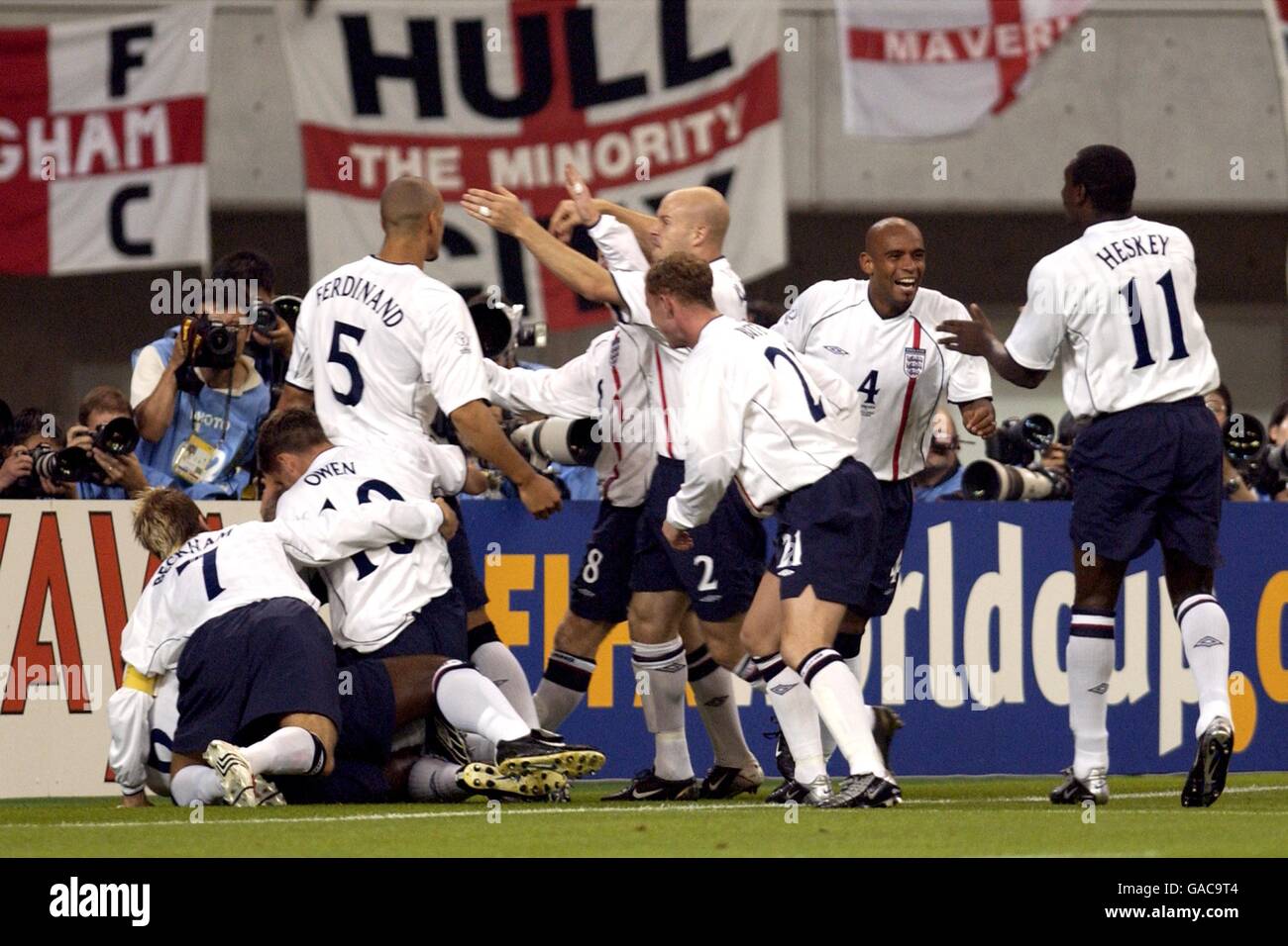 Soccer - FIFA World Cup 2002 - Second Round - Denmark v England ...