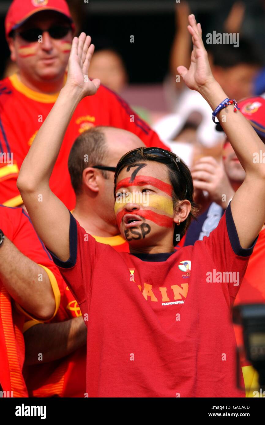 Soccer fifa world cup 2002 group b spain v paraguay hi-res stock ...