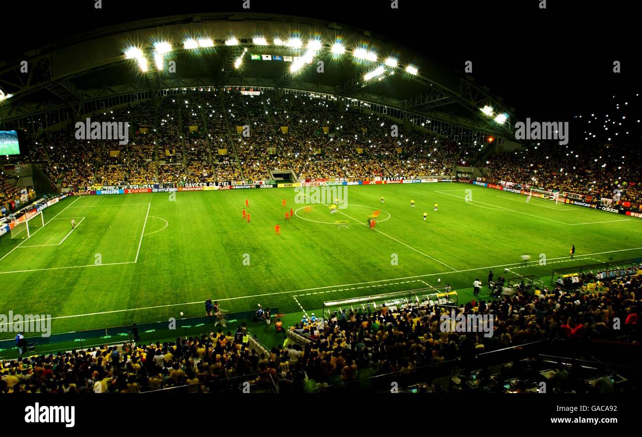 Soccer - FIFA World Cup 2002 -Brazil v Belgium - Second Round Stock ...