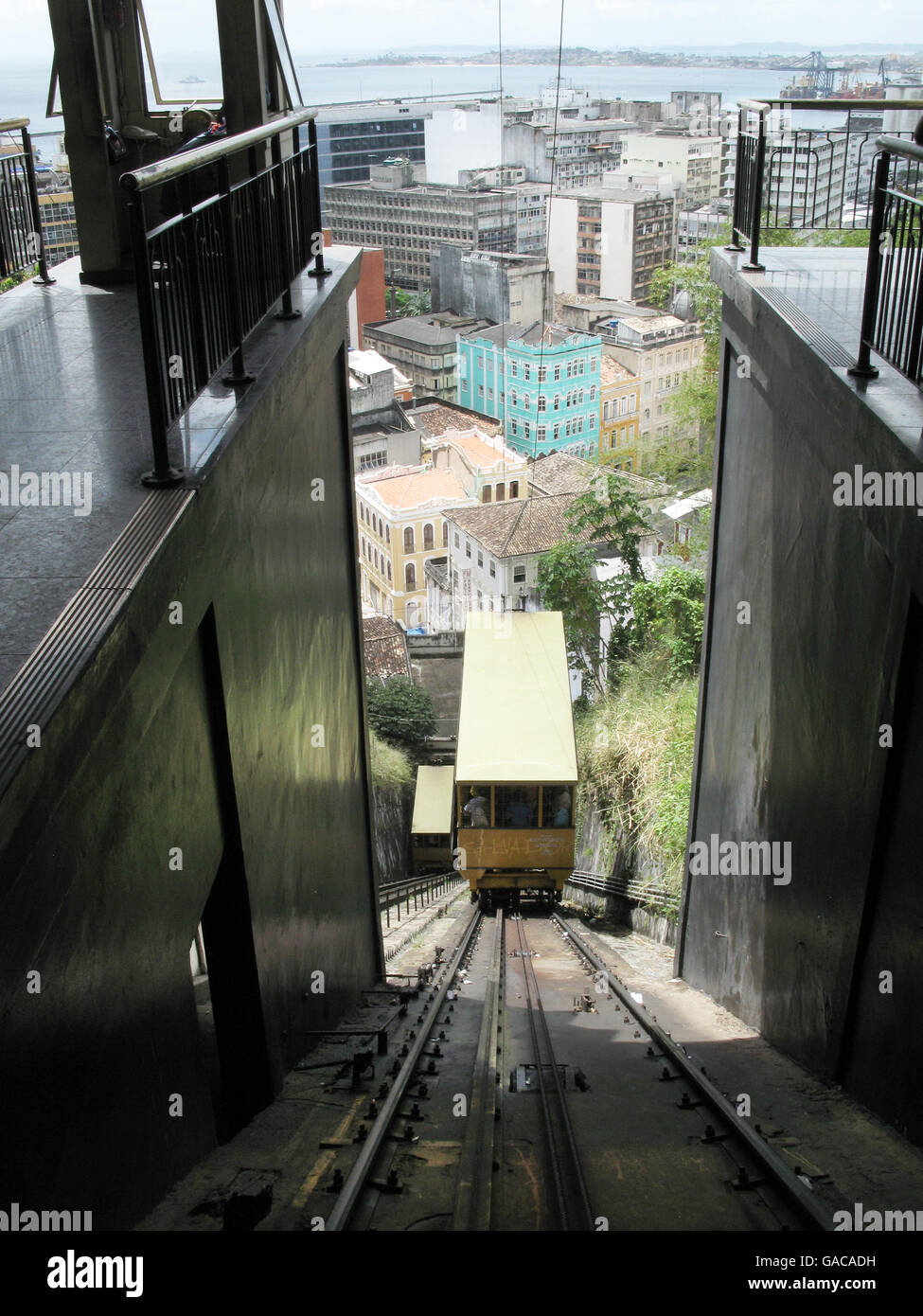Train elevator in Salvador da Bahia. Brazil. Plano Goncalves Stock ...