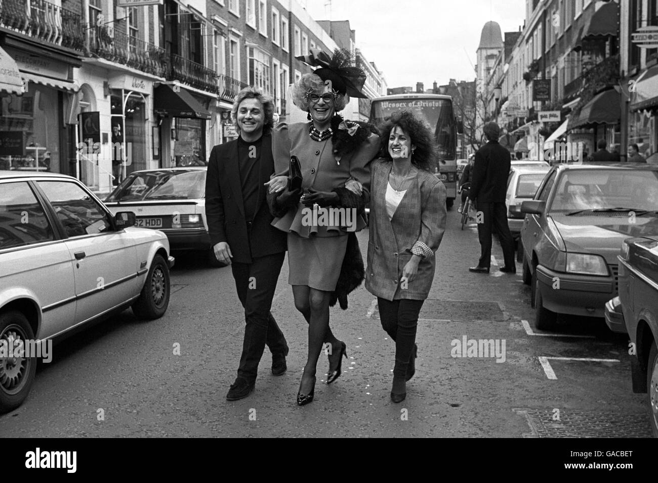 Entertainment - Dame Edna Everage and David and Elizabeth Emanuel ...