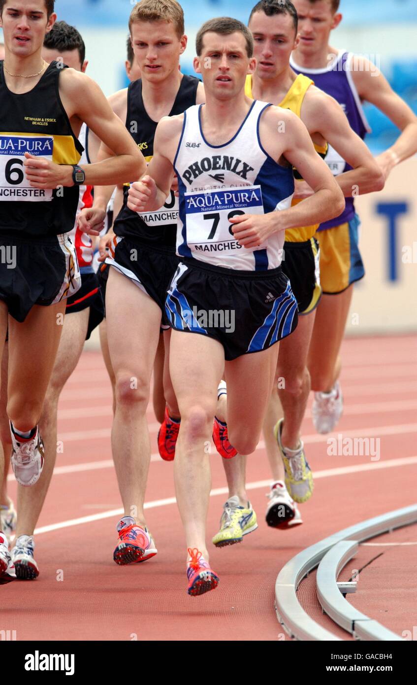 Athletics - Aqua-Pura Commonwealth Trials. Patrick Davoren in action in ...