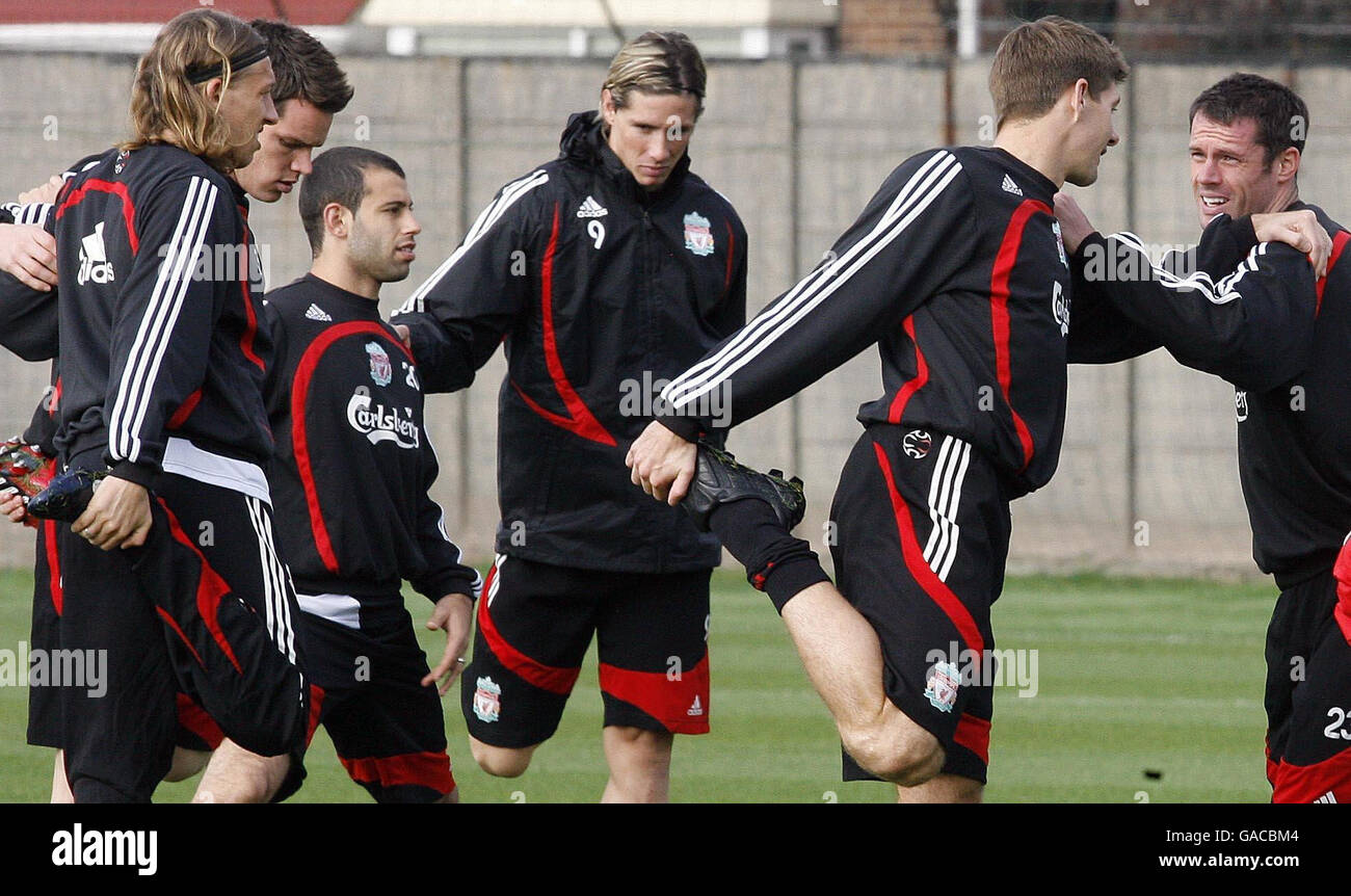 Soccer liverpool half length mid top training legs stretched england hi ...