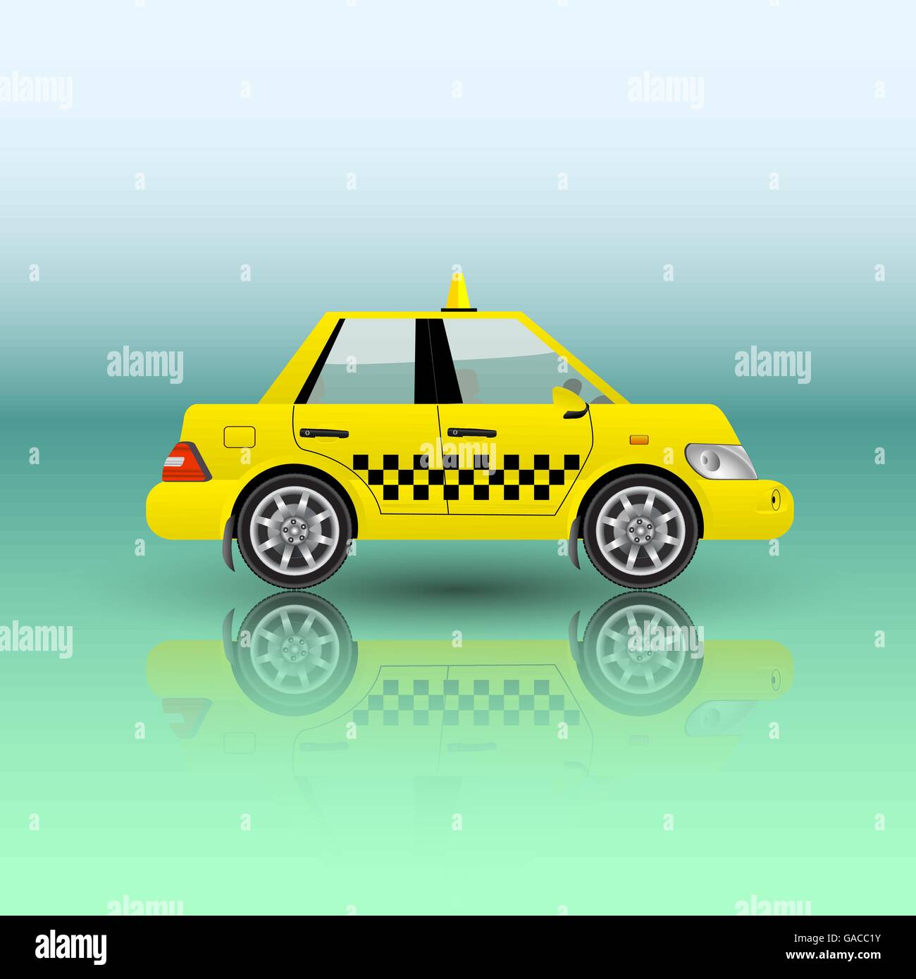 Racing taxi Stock Vector Images - Alamy