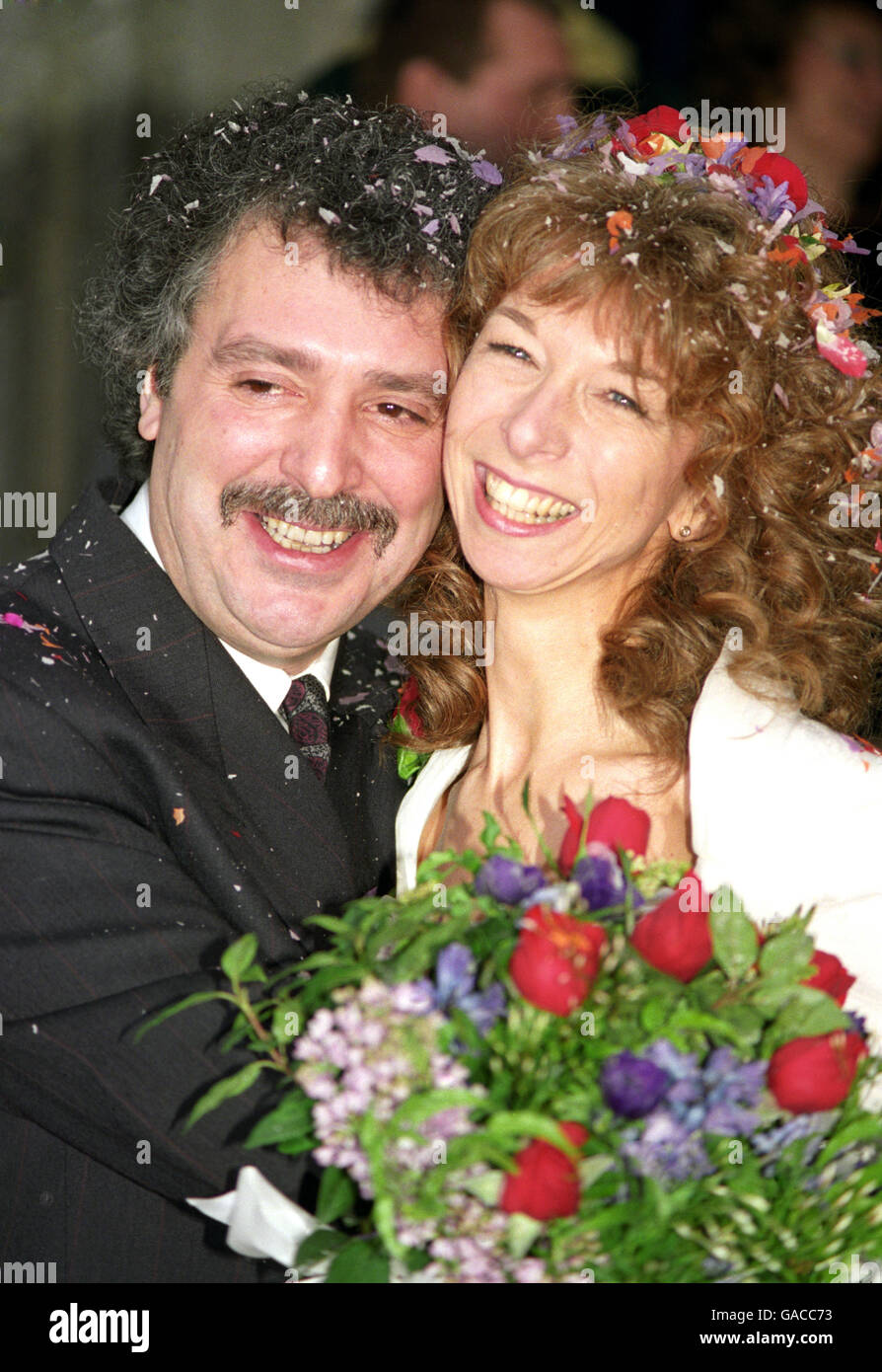 Actress Helen Worth, who plays Gail in Coronation Street marrying actor ...