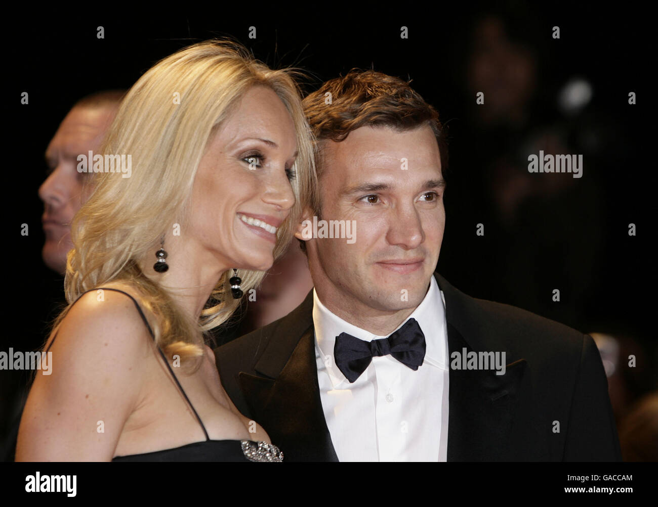 Andriy Shevchenko and wife Kristen arrive for Swarovski Fashion Rocks ...