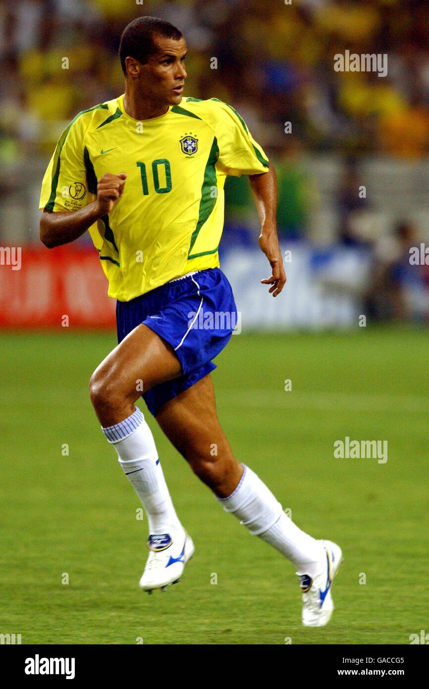Soccer - FIFA World Cup 2002 - Second Round - Brazil v Belgium. Rivaldo ...