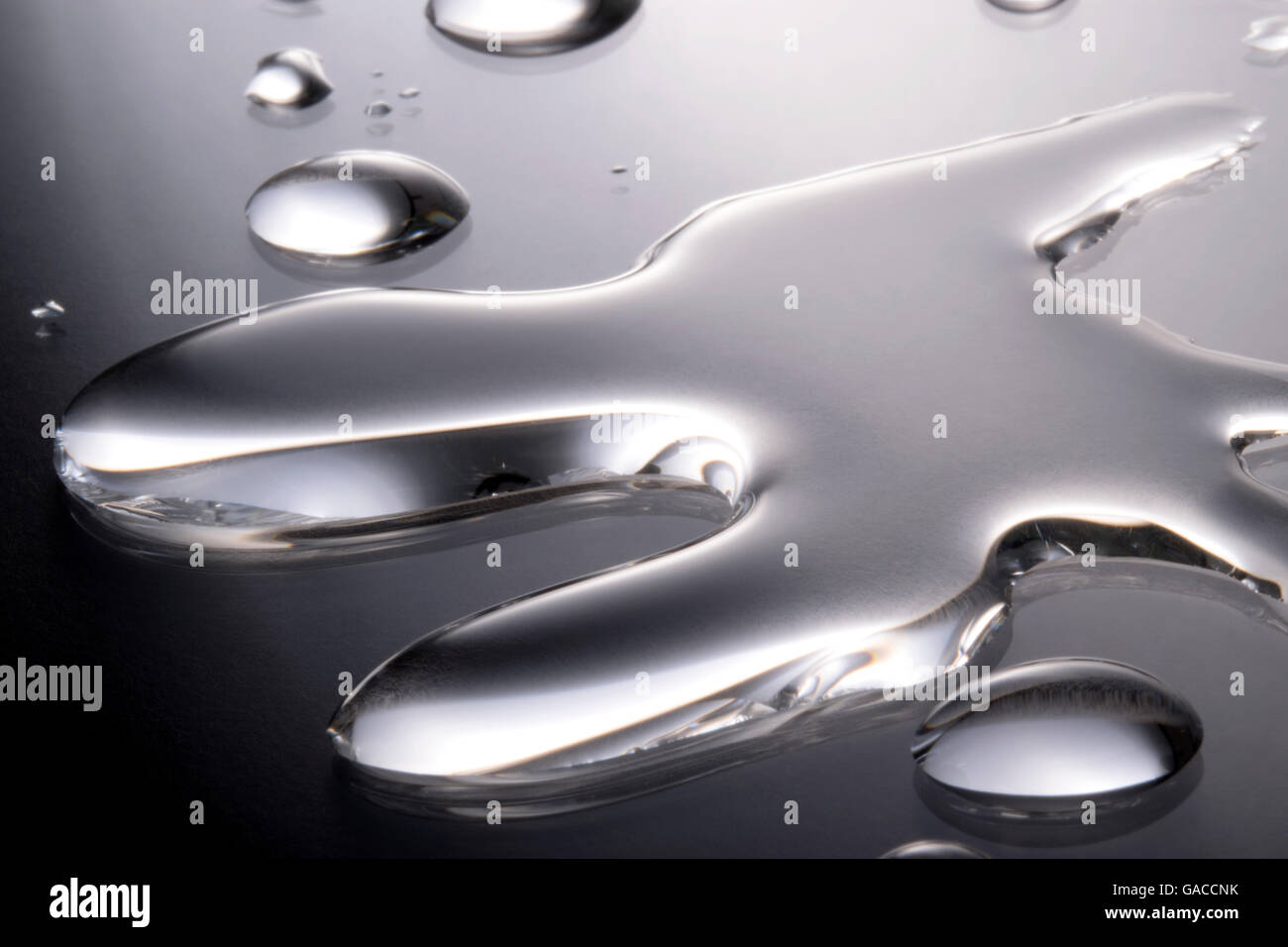 Abstract water droplets, black and white Stock Photo - Alamy