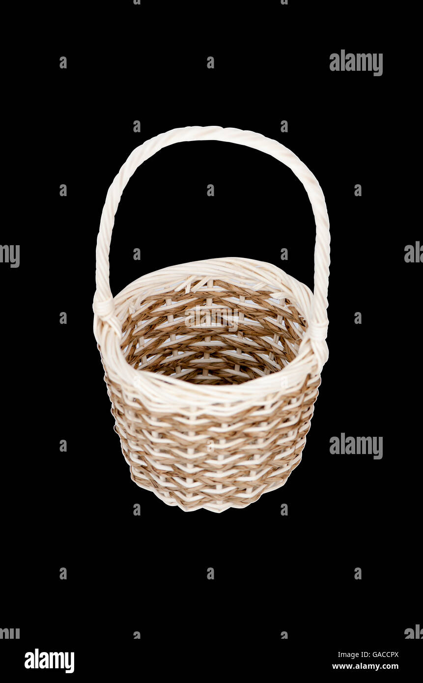 handcrafted woven wicker baskets Stock Photo - Alamy