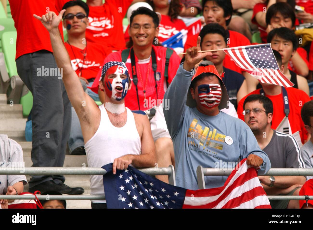 Soccer fifa world cup 2002 group republic of korea usa hi-res stock ...