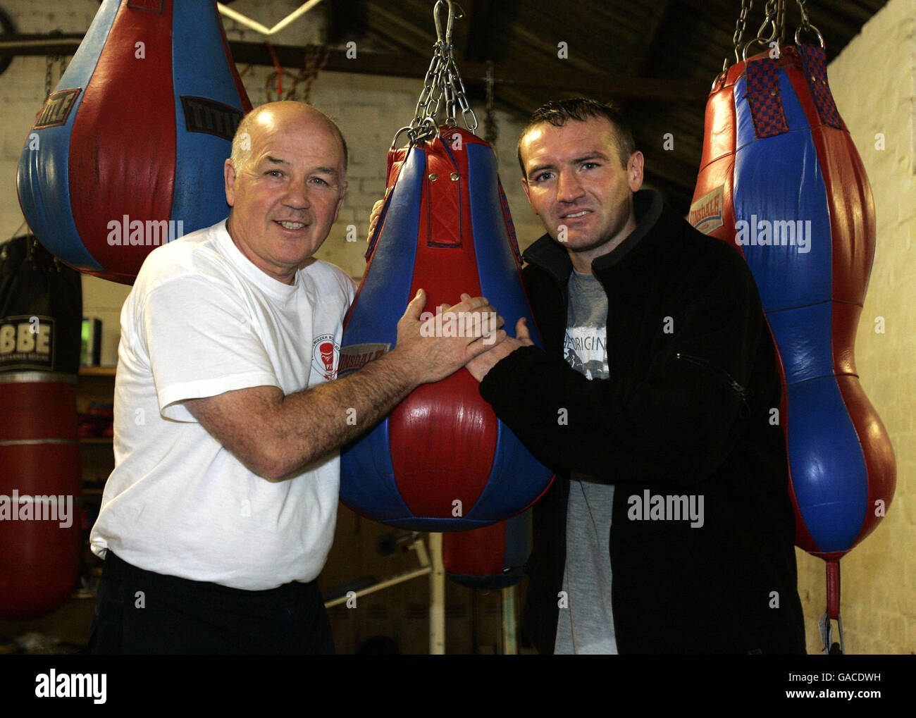 Scotland's Scott Harrison (right) with his father and coach Peter ...