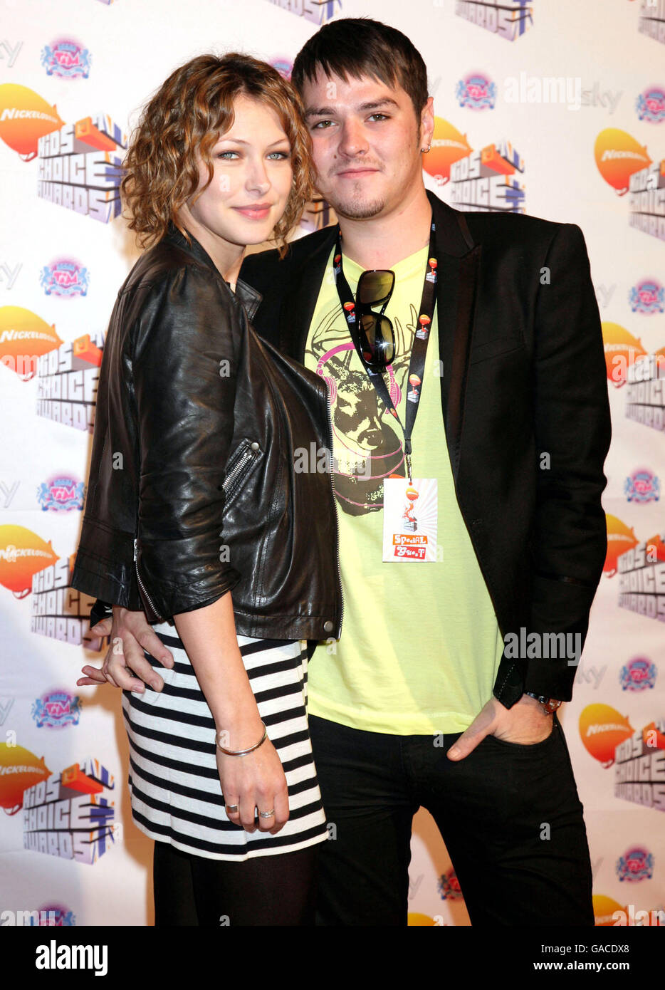 Emma Griffiths and Matt Willis arrive for the Nickelodeon Kids Choice ...