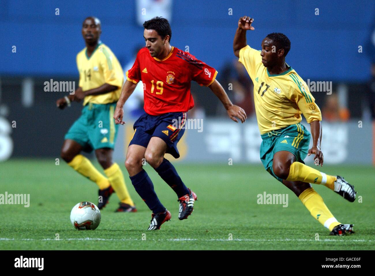 Soccer fifa world cup 2002 group south africa spain hi-res stock ...