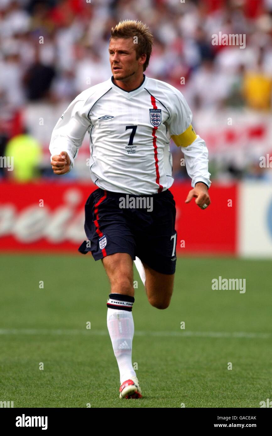 Soccer - FIFA World Cup 2002 - Quarter Final - England v Brazil Stock ...