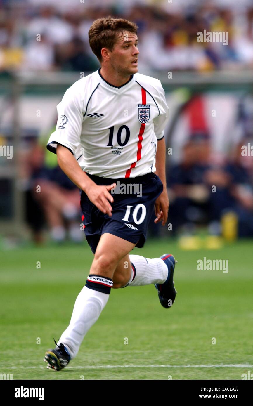 Soccer - FIFA World Cup 2002 - Quarter Final - England v Brazil Stock ...
