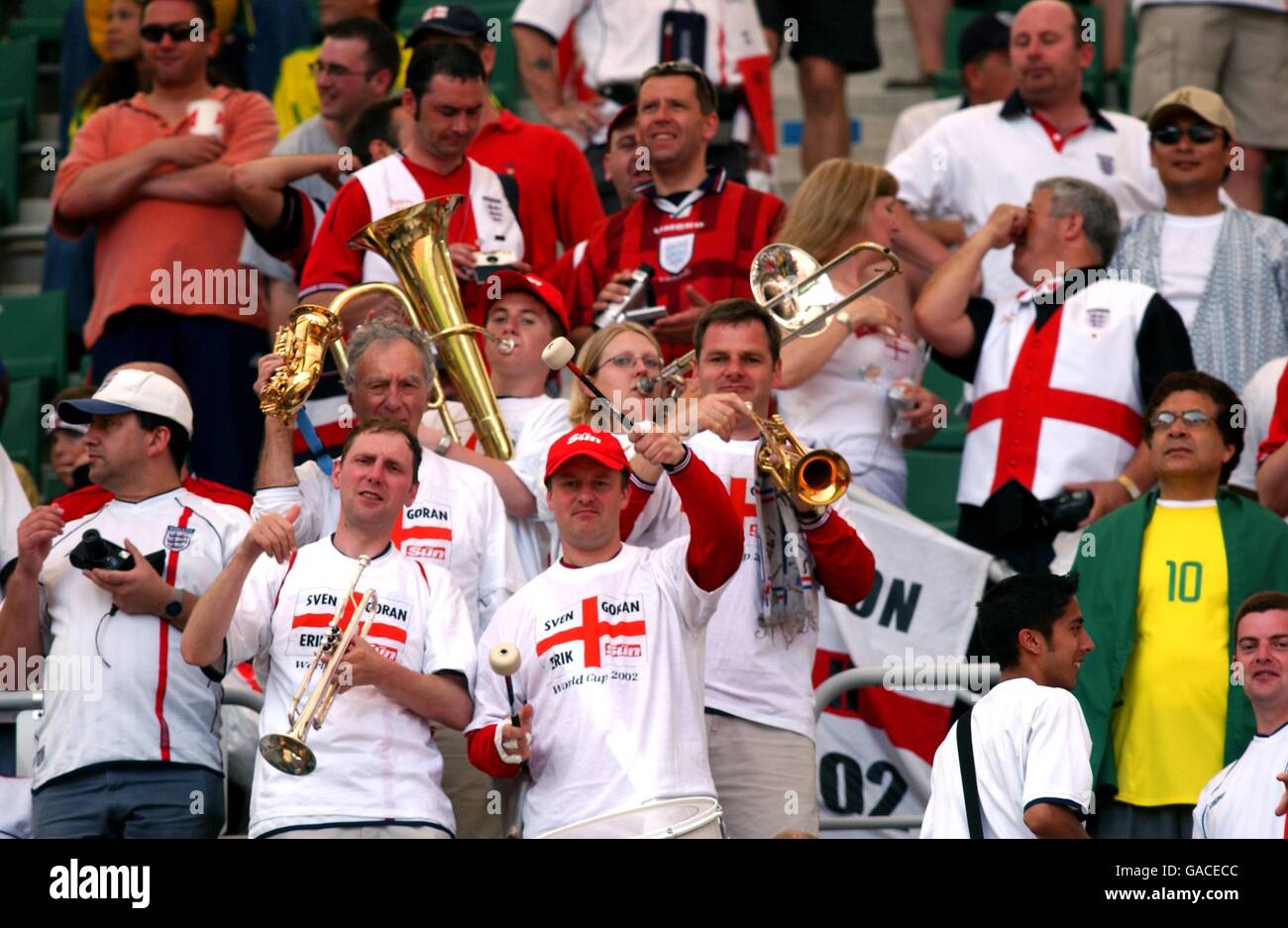 Soccer - FIFA World Cup 2002 - Quarter Final - England v Brazil Stock ...