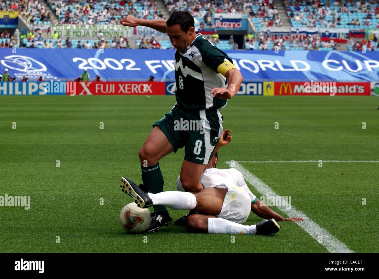 Soccer -FIFA World Cup 2002 - Group B - South Africa v Slovenia. South ...