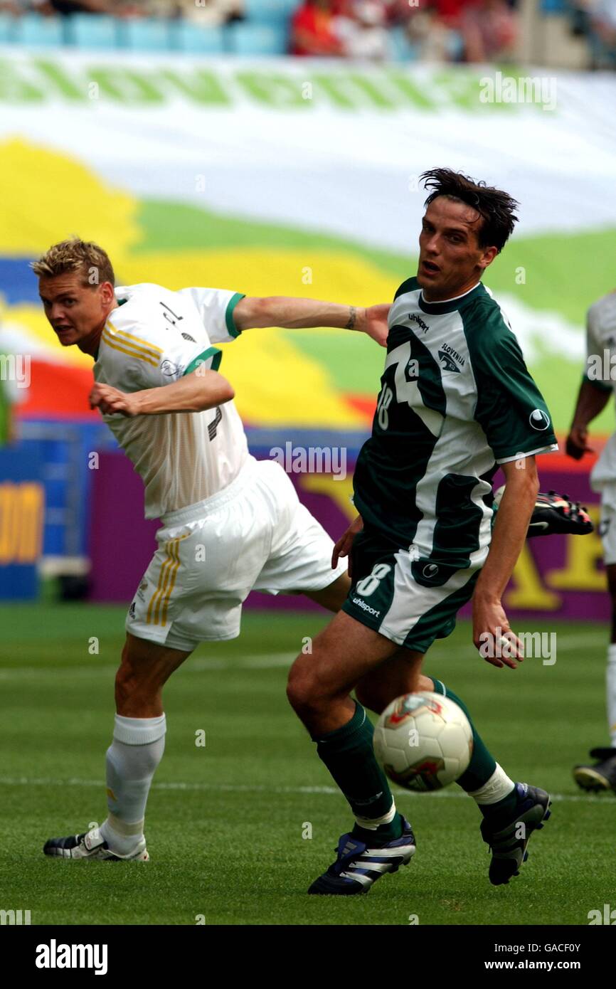 Soccer fifa world cup 2002 group south africa slovenia hi-res stock ...
