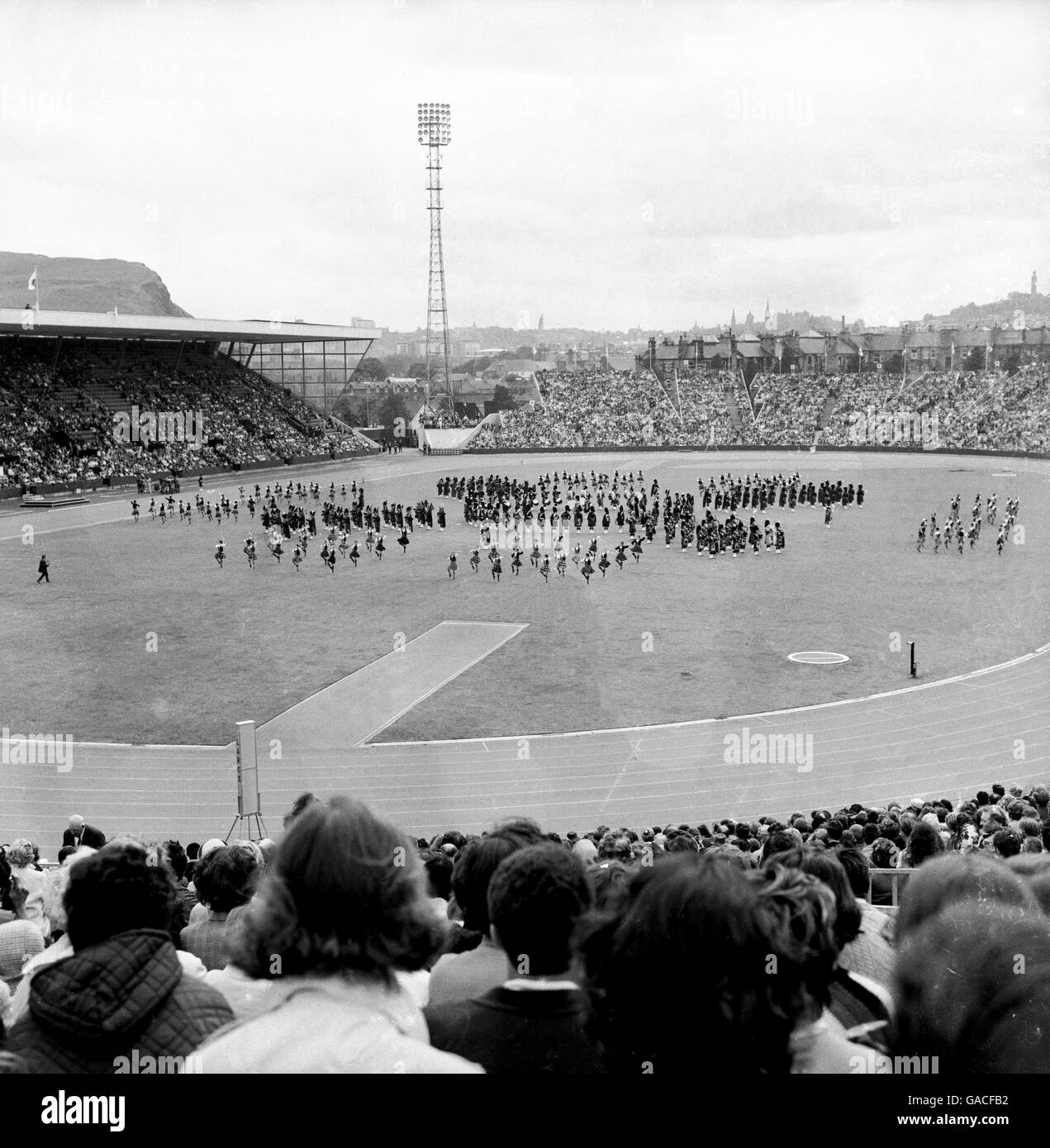 9th British Commonwealth Games - Edinburgh - Opening Ceremony Stock ...