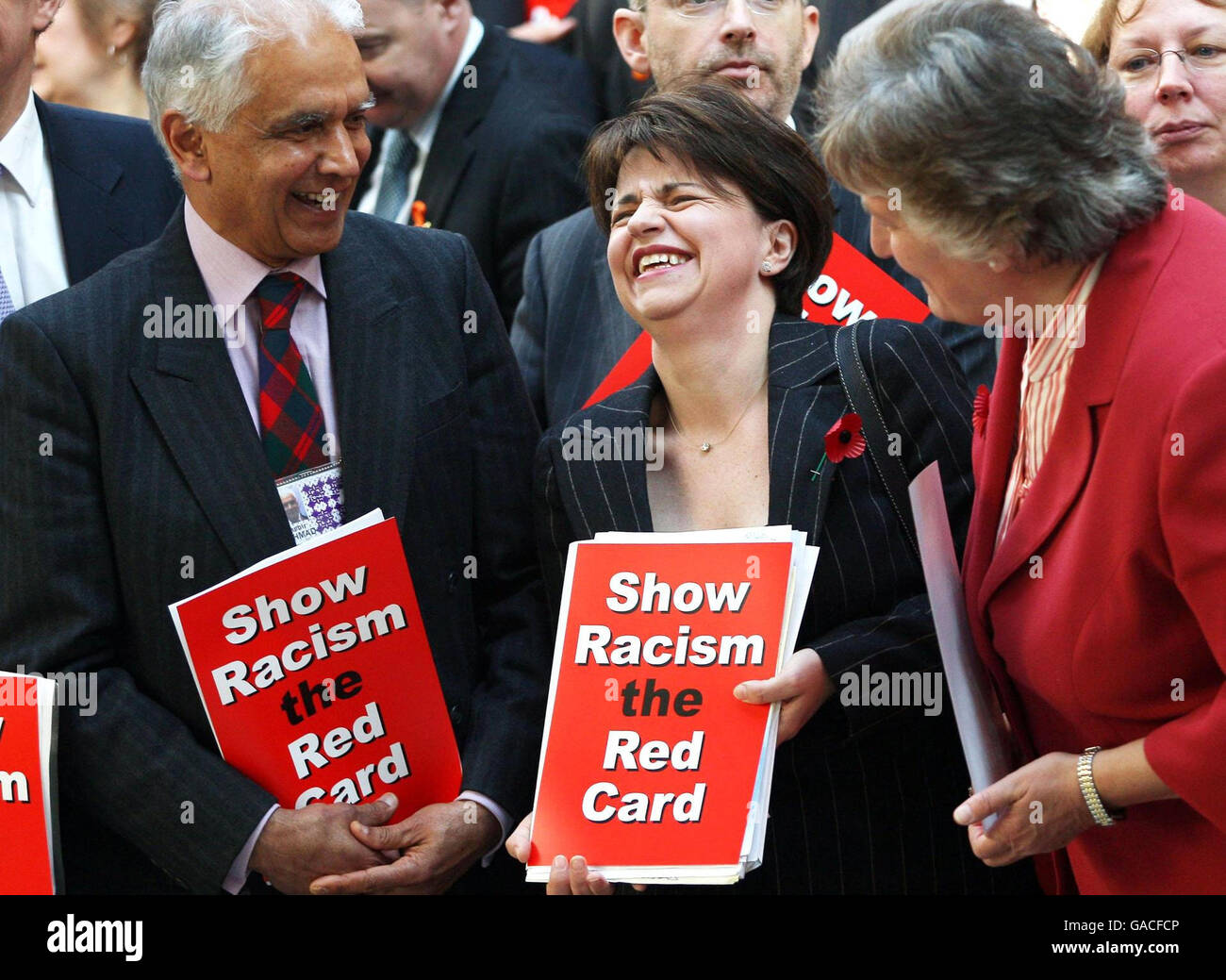 Show racism the Red card campaign Stock Photo - Alamy