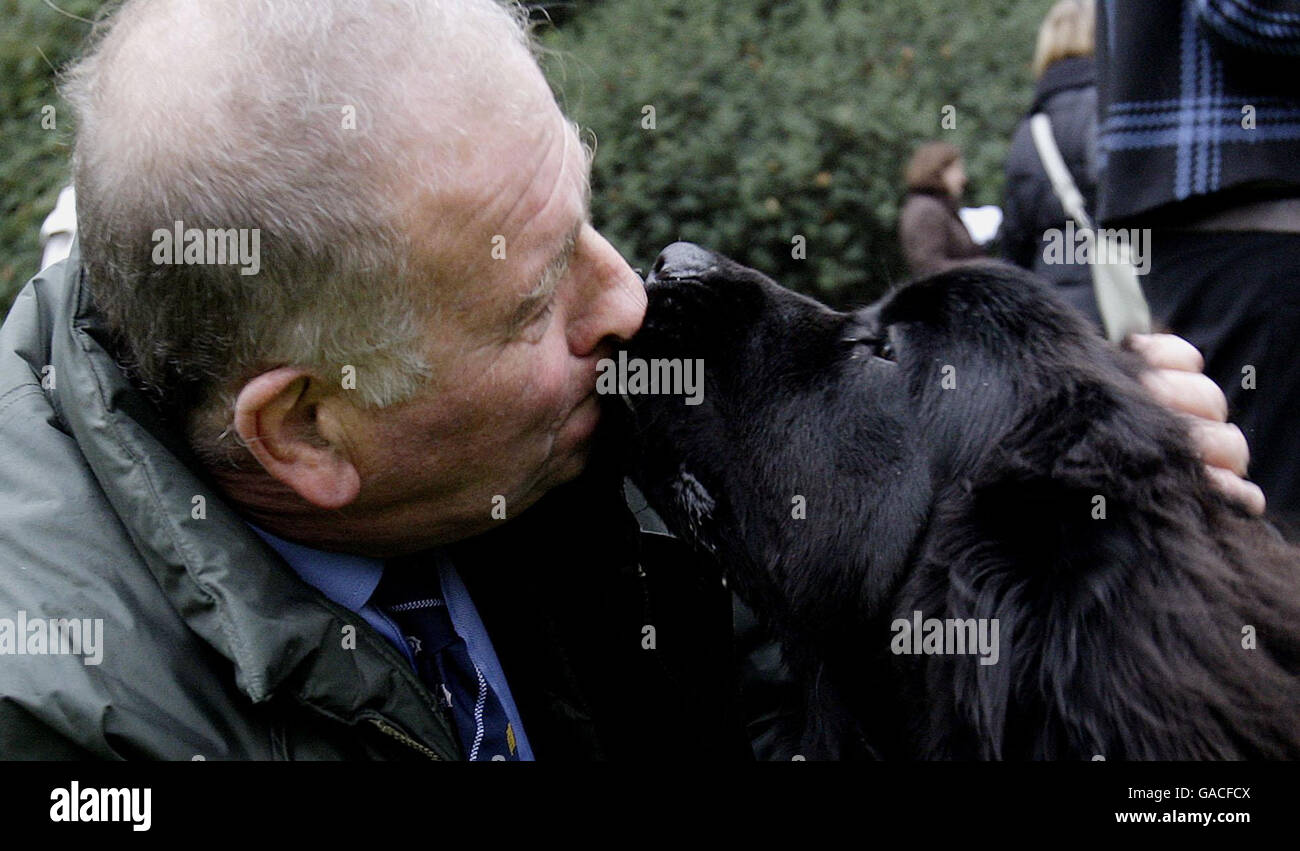 Conservative MP for North Thanet Roger Gale with his dog Lollie at the ...