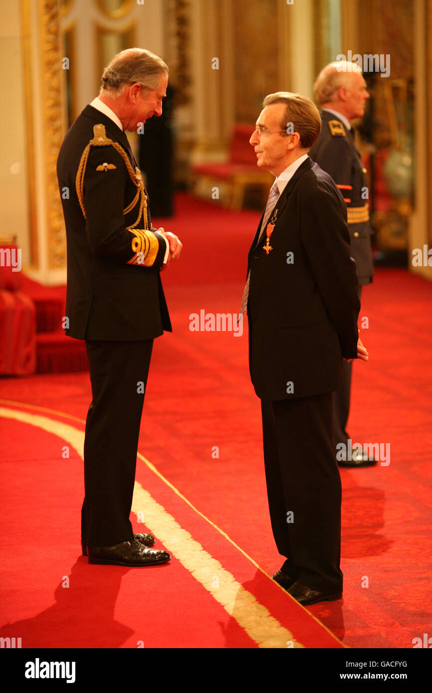Snooker player Terry Griffiths from Llanelli is made an OBE by the ...