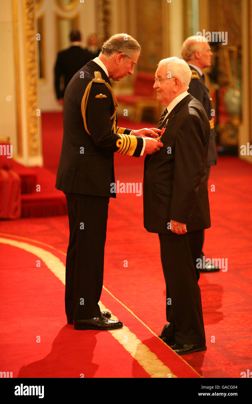 Mr. Patrick McCafferty from Grangemouth is made an OBE by the Prince of ...