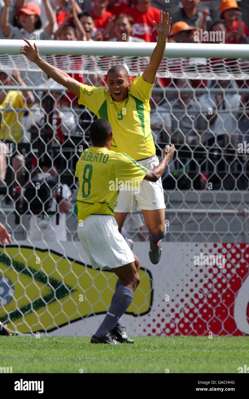 Soccer - FIFA World Cup 2002 - Group C - Costa Rica v Brazil Stock ...