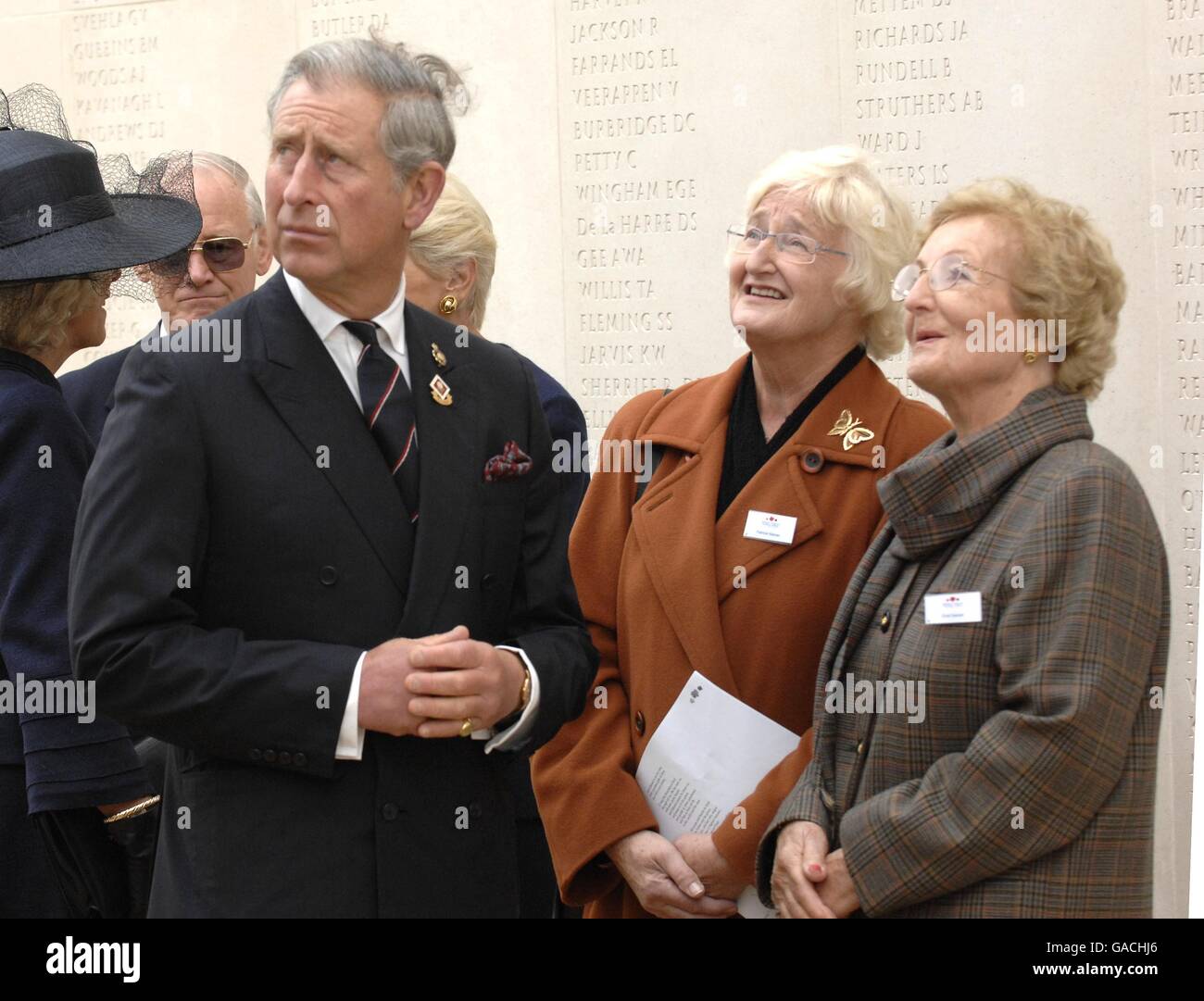 THE PRINCE OF WALES AND THE DUCHESS OF CORNWALL MEET PATRICIA WARREN ...