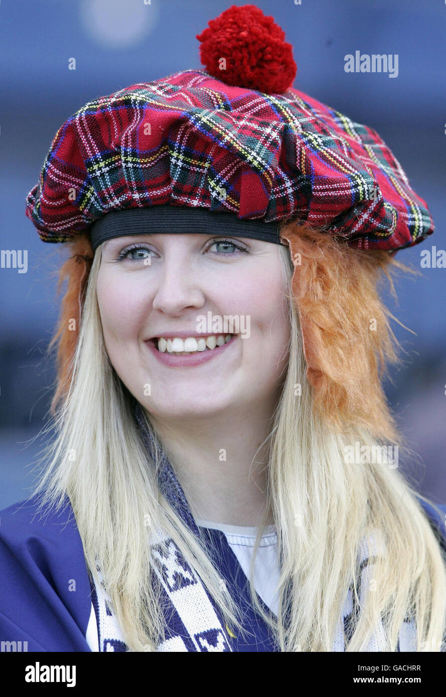Scotland fan during during the UEFA European Championship Qualifying ...