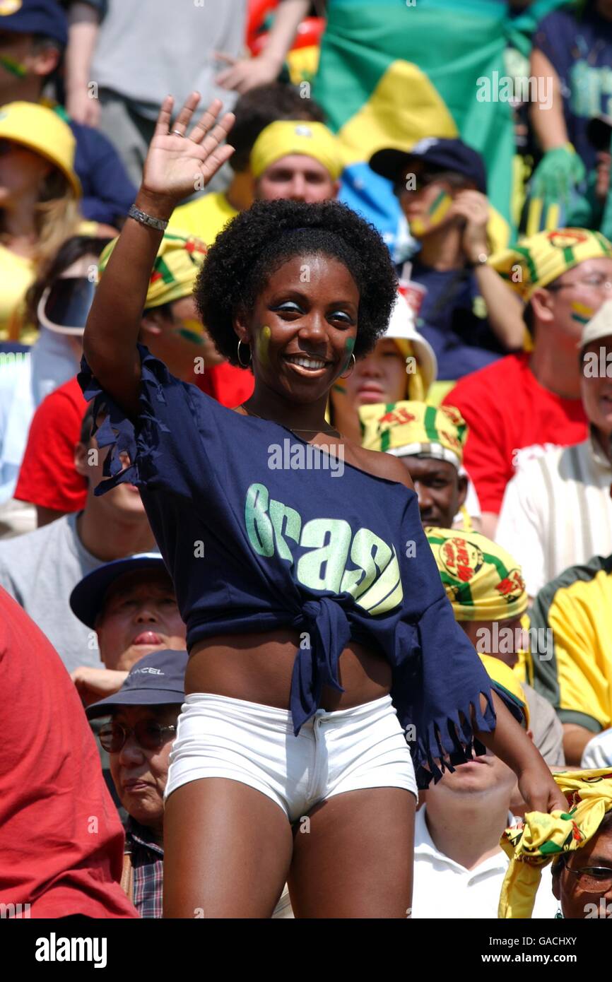 Soccer - FIFA World Cup 2002 - Group C - Costa Rica v Brazil. Brazilian ...