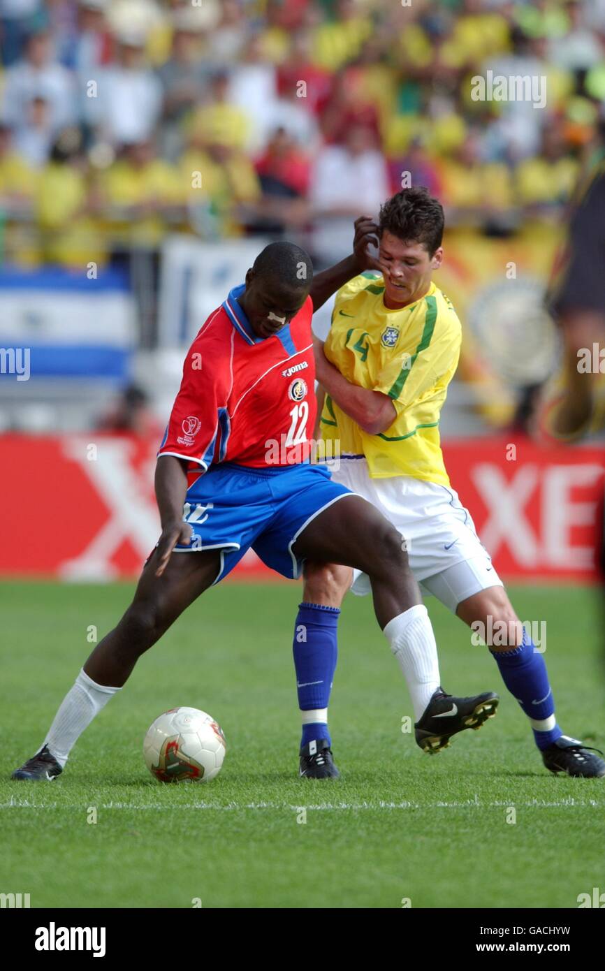 Soccer - FIFA World Cup 2002 - Group C - Costa Rica v Brazil Stock ...
