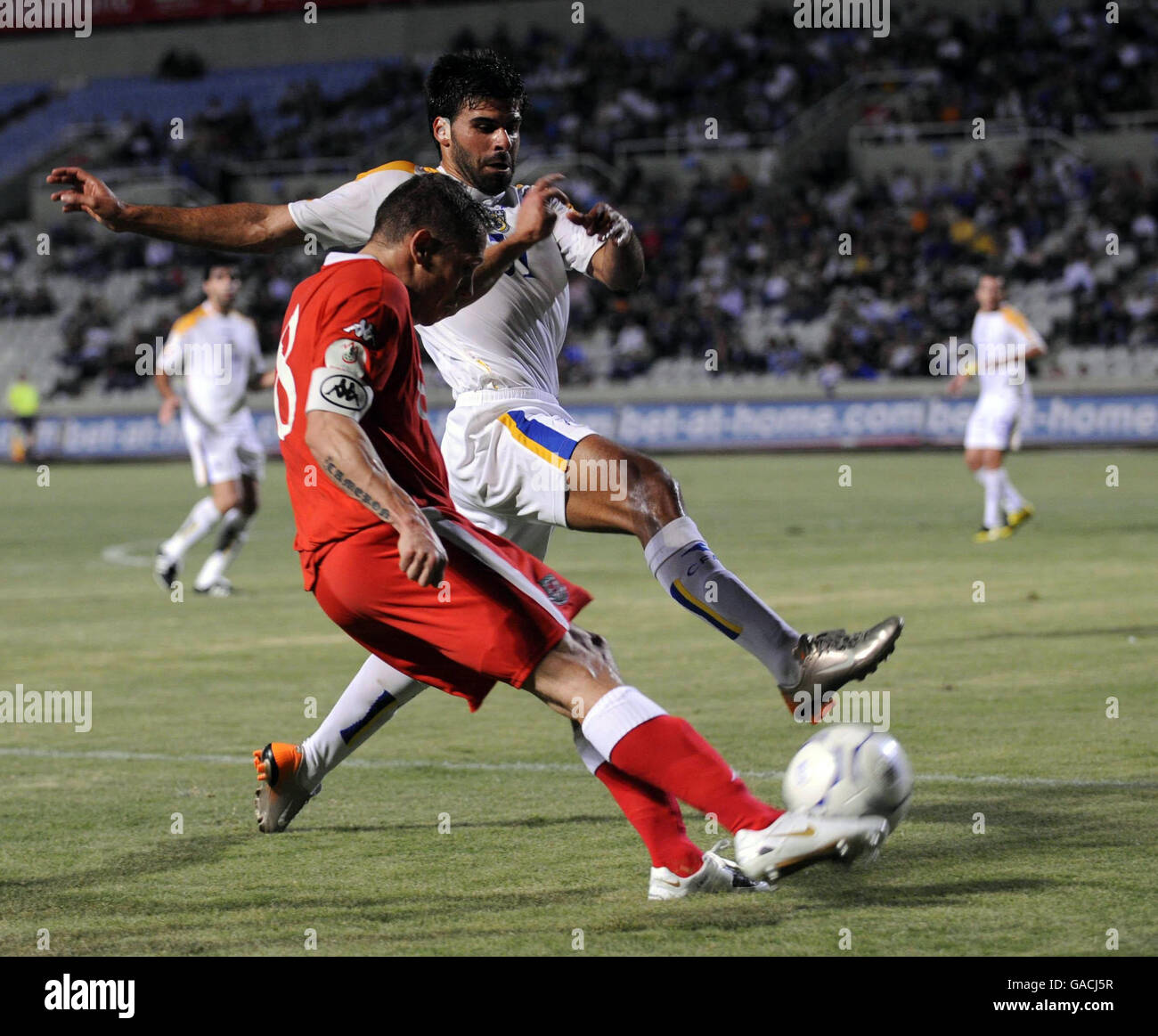 Wales' Craig Bellamy in action during the UEFA European Championship ...