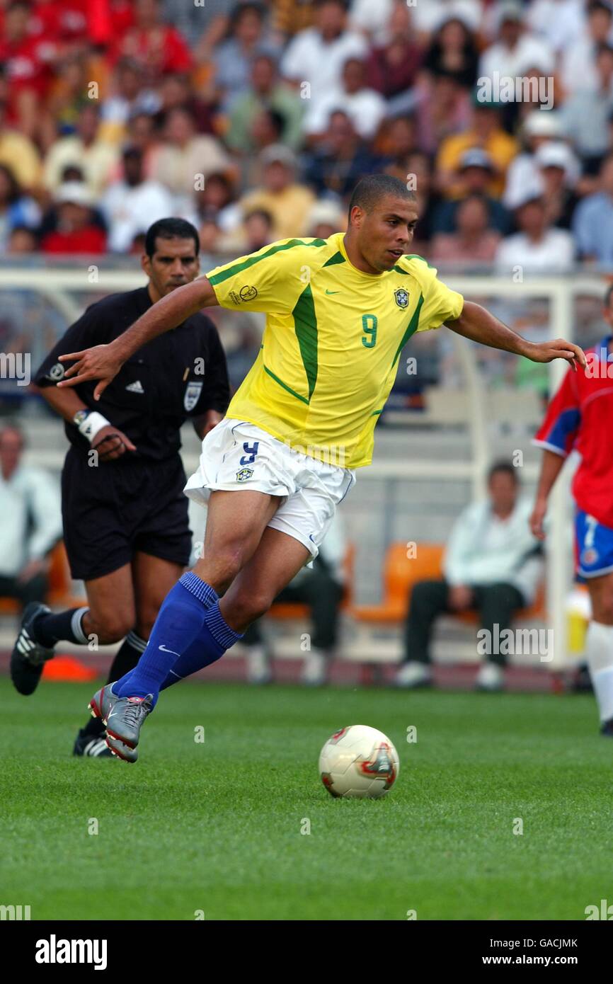 Soccer - FIFA World Cup 2002 - Group C - Costa Rica v Brazil Stock ...