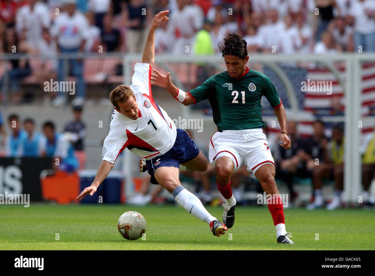 Soccer - FIFA World Cup 2002 - Second Round - Mexico v USA Stock Photo ...