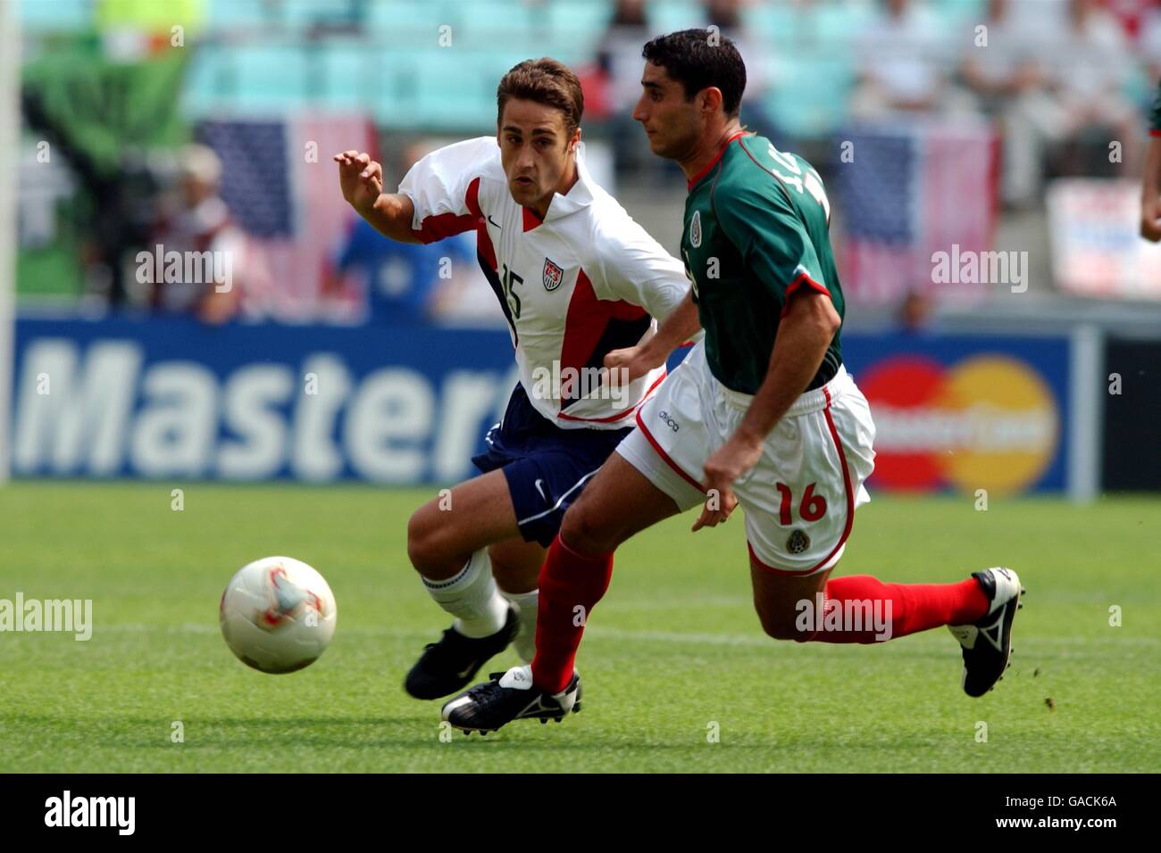 Soccer - FIFA World Cup 2002 - Second Round - Mexico v USA Stock Photo ...